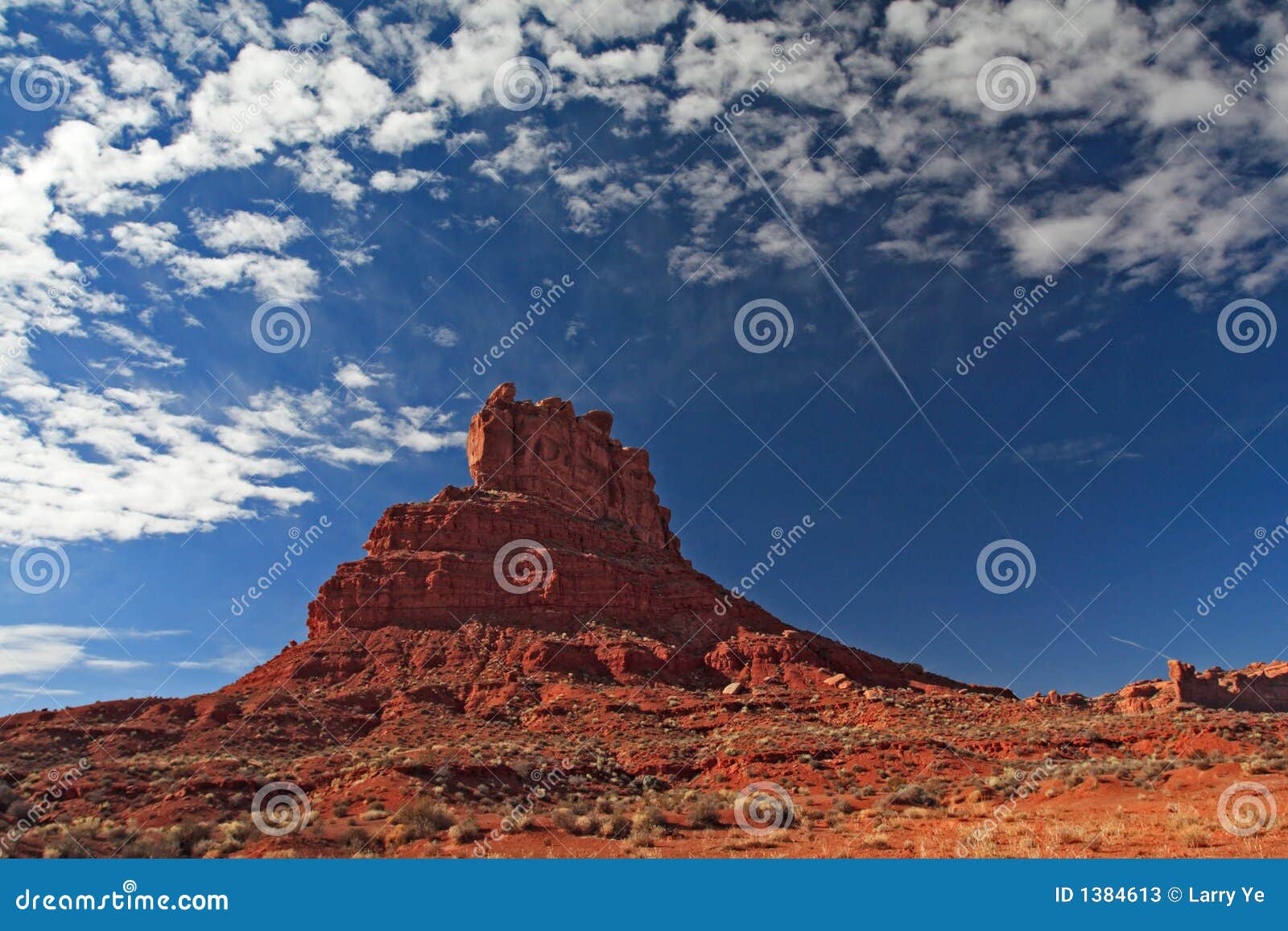 Red Rocks and Blue Sky stock image. Image of vacation - 1384613
