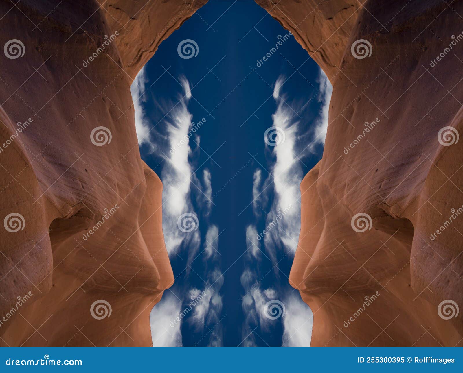 Red rocks canyon stock illustration. Illustration of reaching - 255300395