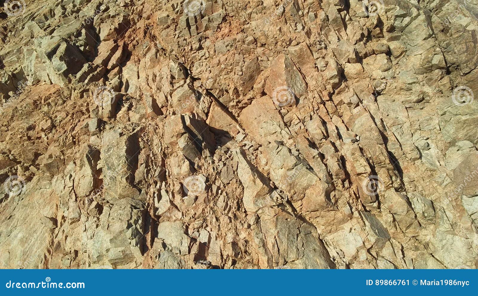 Red Rocks in Desert in Phoenix, Arizona in Spring. Stock Image - Image ...