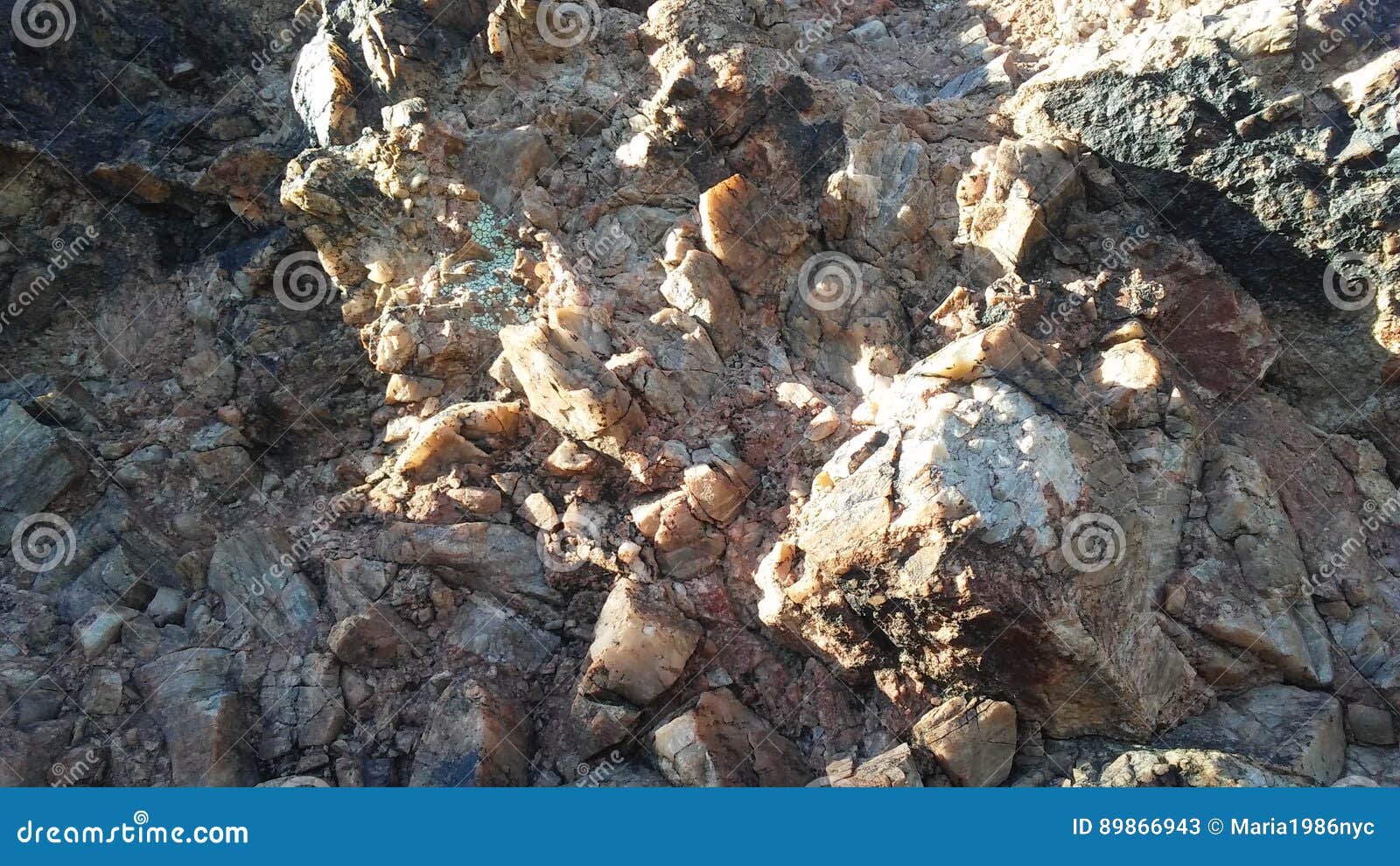 Red Rocks in Desert in Phoenix, Arizona in Spring. Stock Image - Image ...