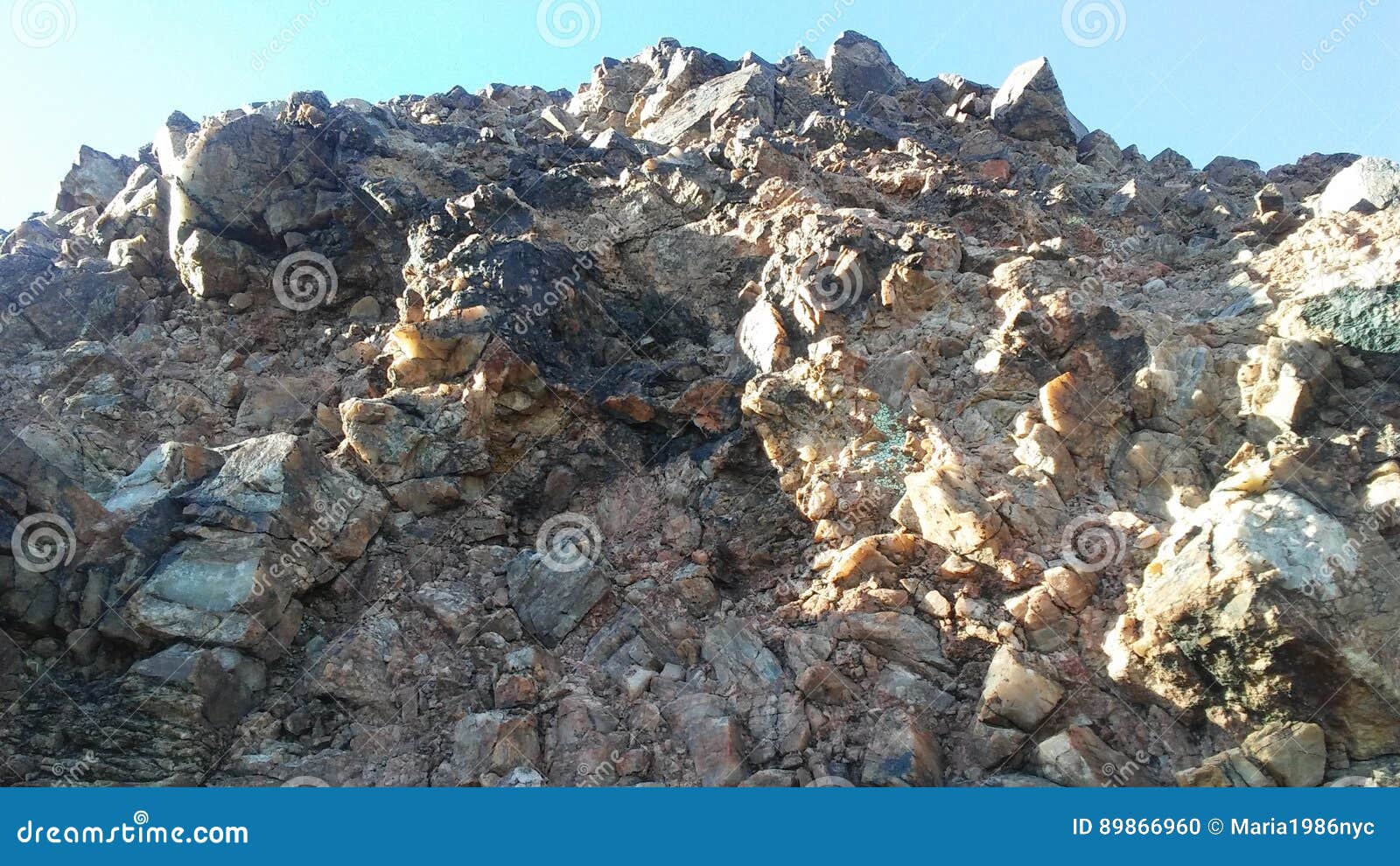Red Rocks in Desert in Phoenix, Arizona in Spring. Stock Photo - Image ...