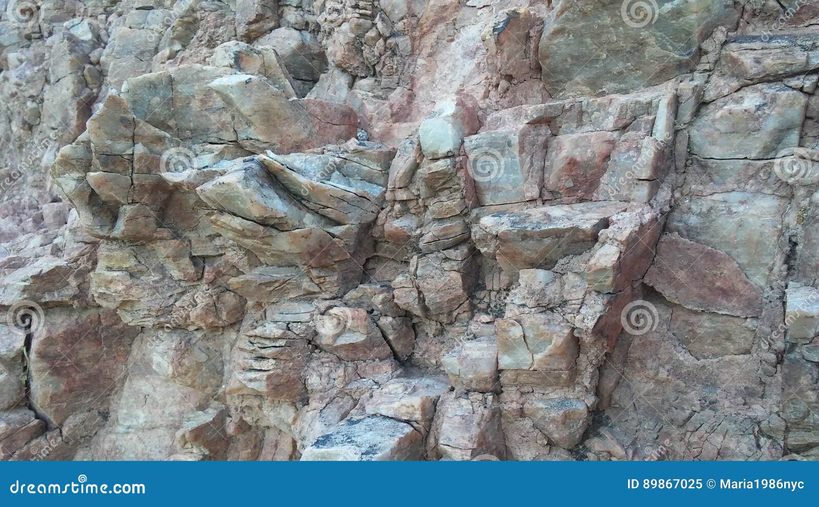 Red Rocks in Desert in Phoenix, Arizona in Spring. Stock Image - Image ...