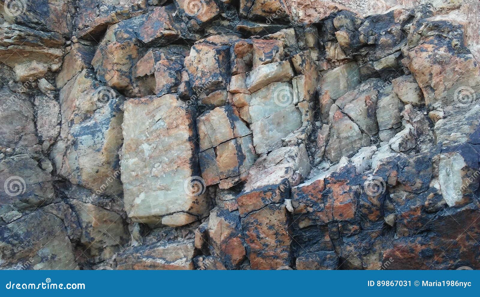 Red Rocks in Desert in Phoenix, Arizona in Spring. Stock Image - Image ...