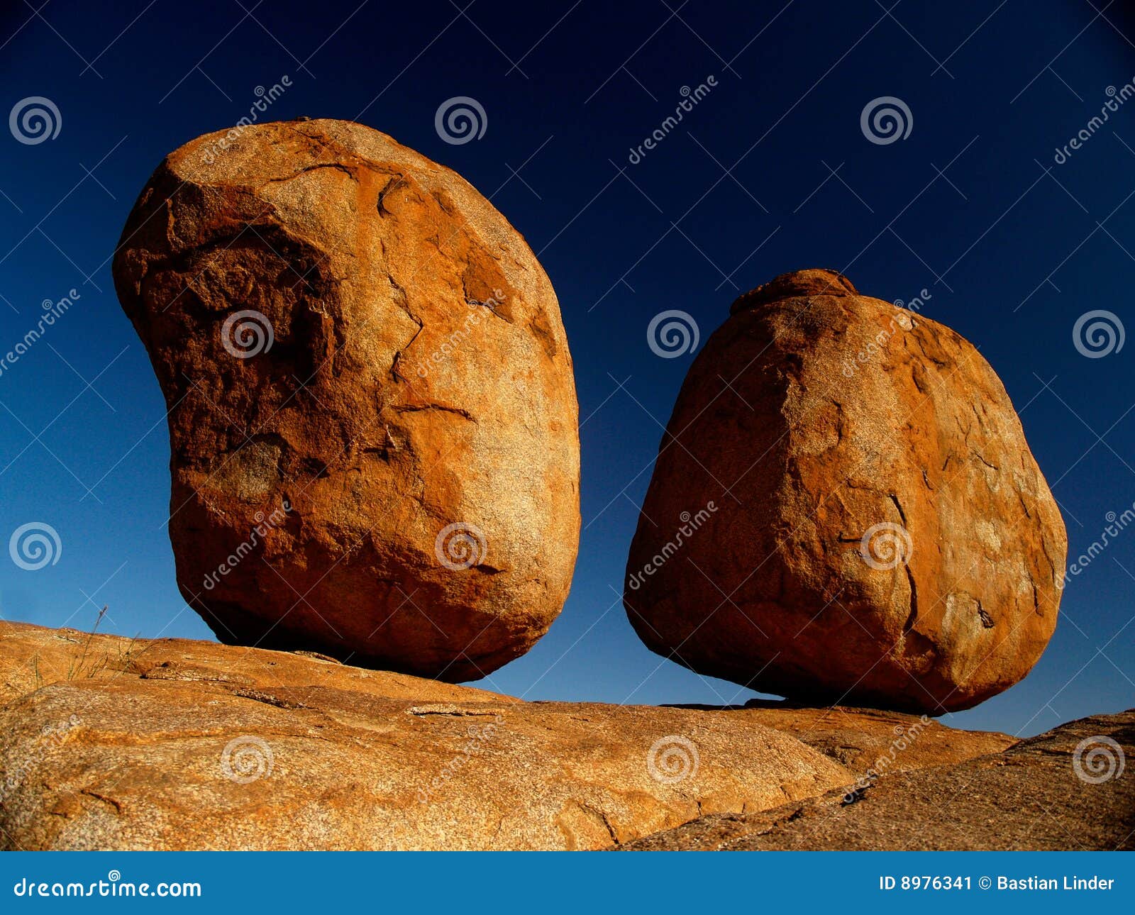 Red Rocks of Devils Marbles Stock Image - Image of outback, marbles ...