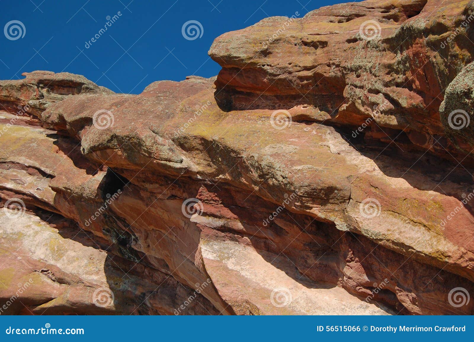 Red Rocks Geologic Formation Stock Photo - Image of rock, erosion: 56515066