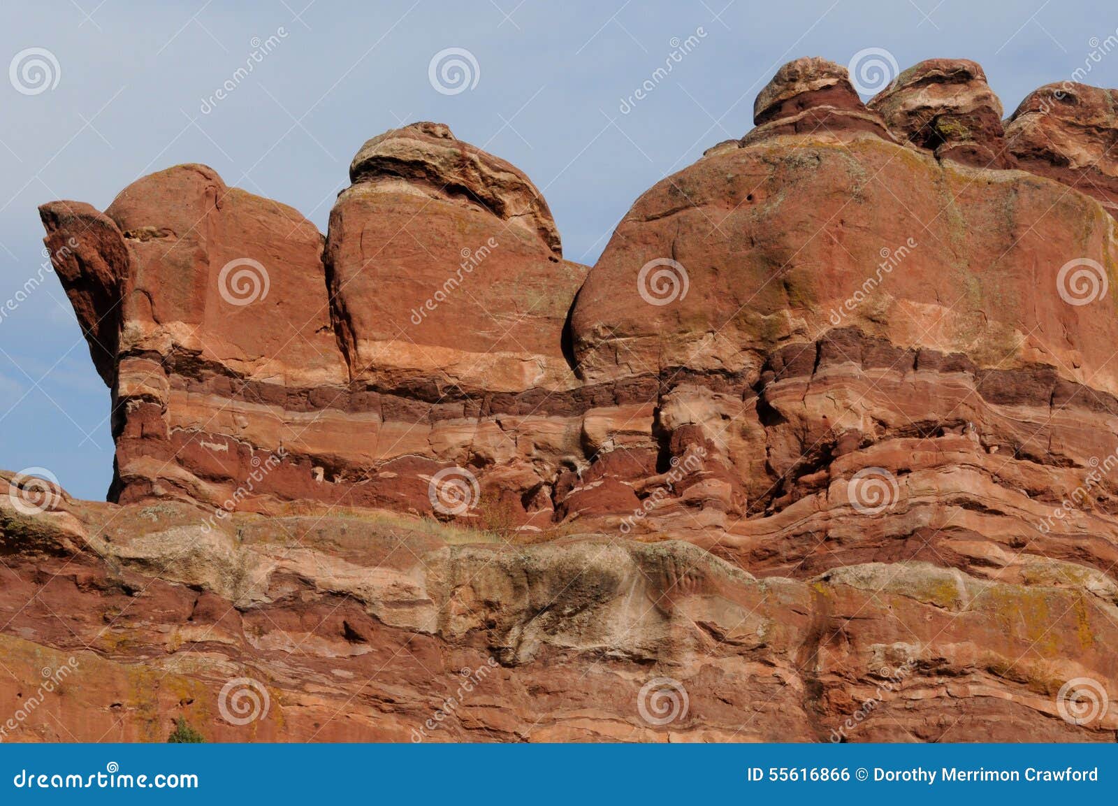 Red Rocks Geologic Formation Stock Photo - Image of feature, tourism ...