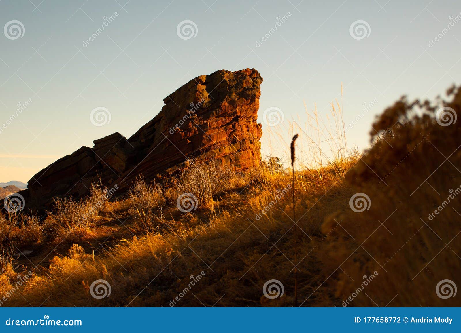 Red Rocks stock photo. Image of rocks, colorado, golden - 177658772