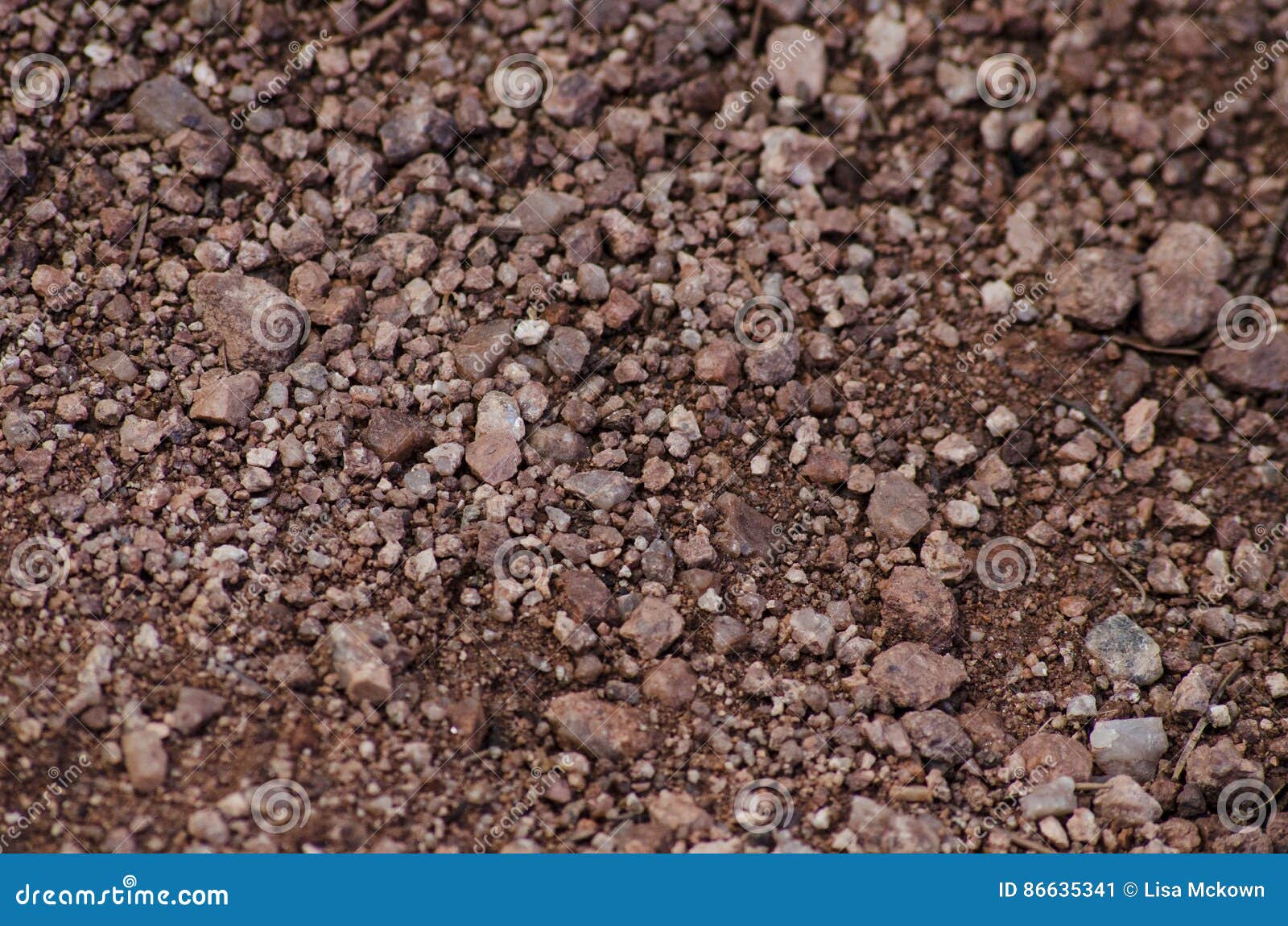 Red Rocks and Gravel Texture Stock Image - Image of textured, closeup ...