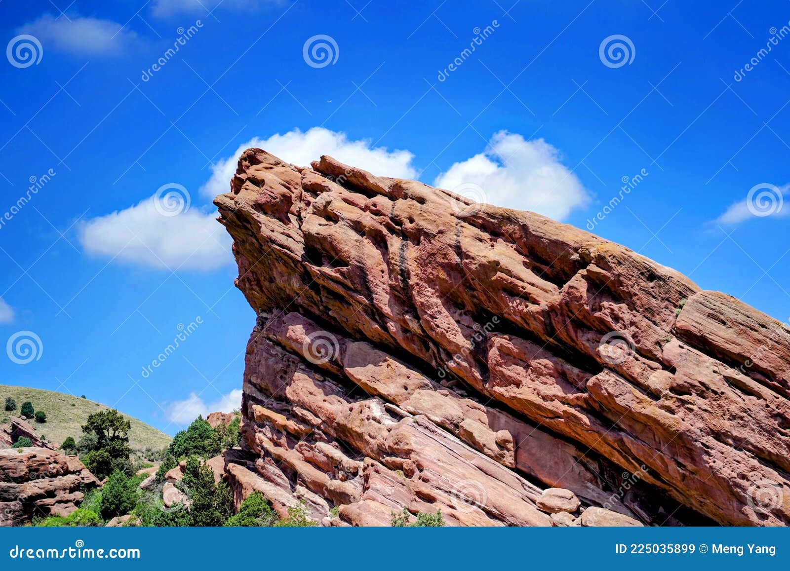 Red Rocks stock image. Image of geology, blue, rock - 225035899