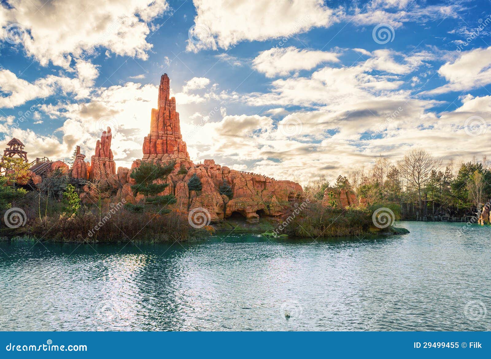 Red rocks mine stock image. Image of light, awesome, formation - 29499455
