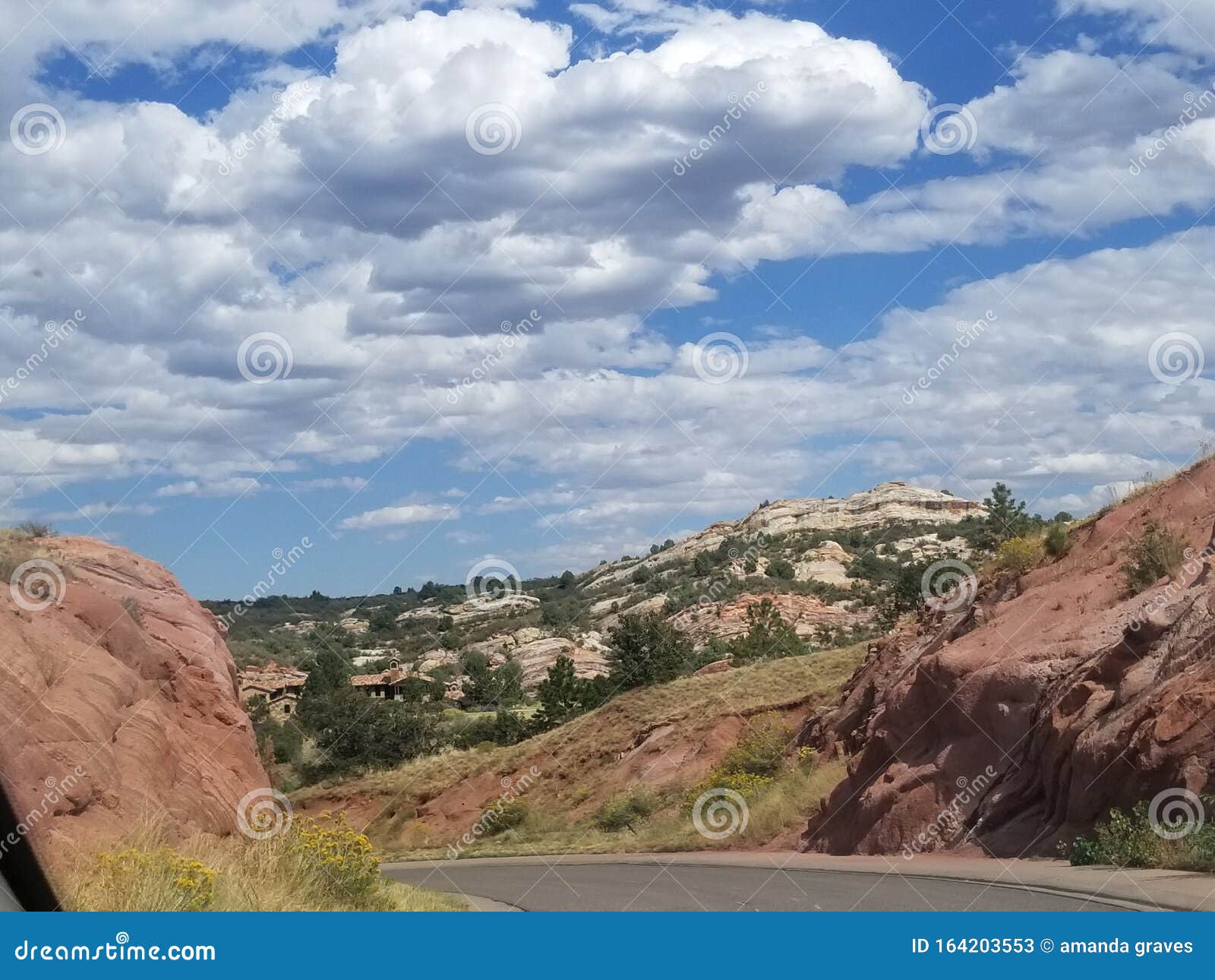 Red Rocks Nature in Colorado Stock Image - Image of colorado, rocks ...