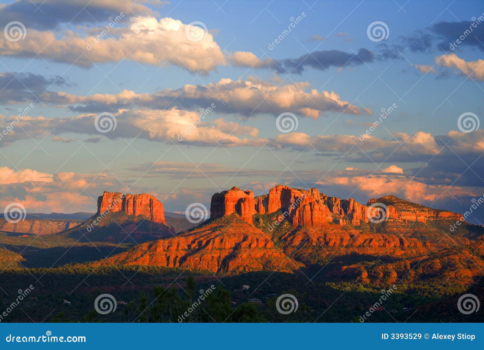 Red Rocks sunset stock image. Image of outdoors, formations - 3393529