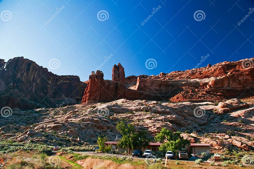 Red rocks of Utah stock image. Image of bright, hill - 10218705