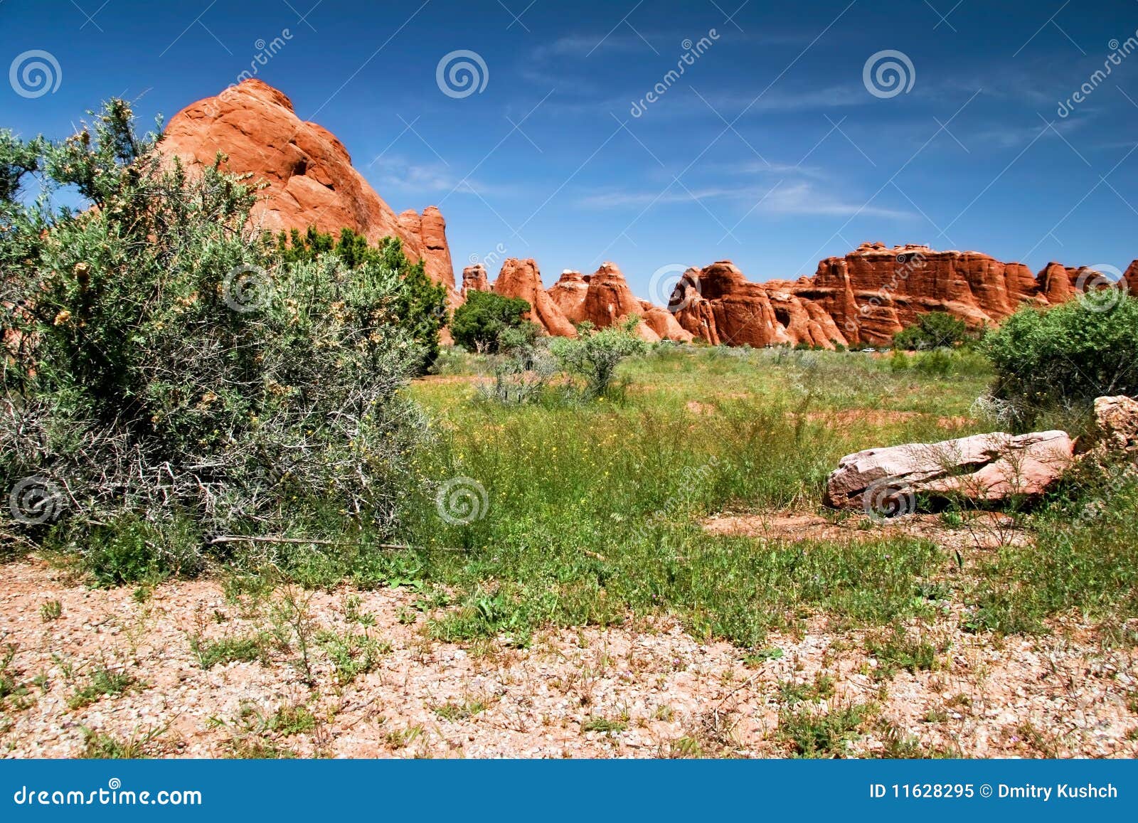 Red rocks of Utah stock image. Image of clear, dark, mountains - 11628295