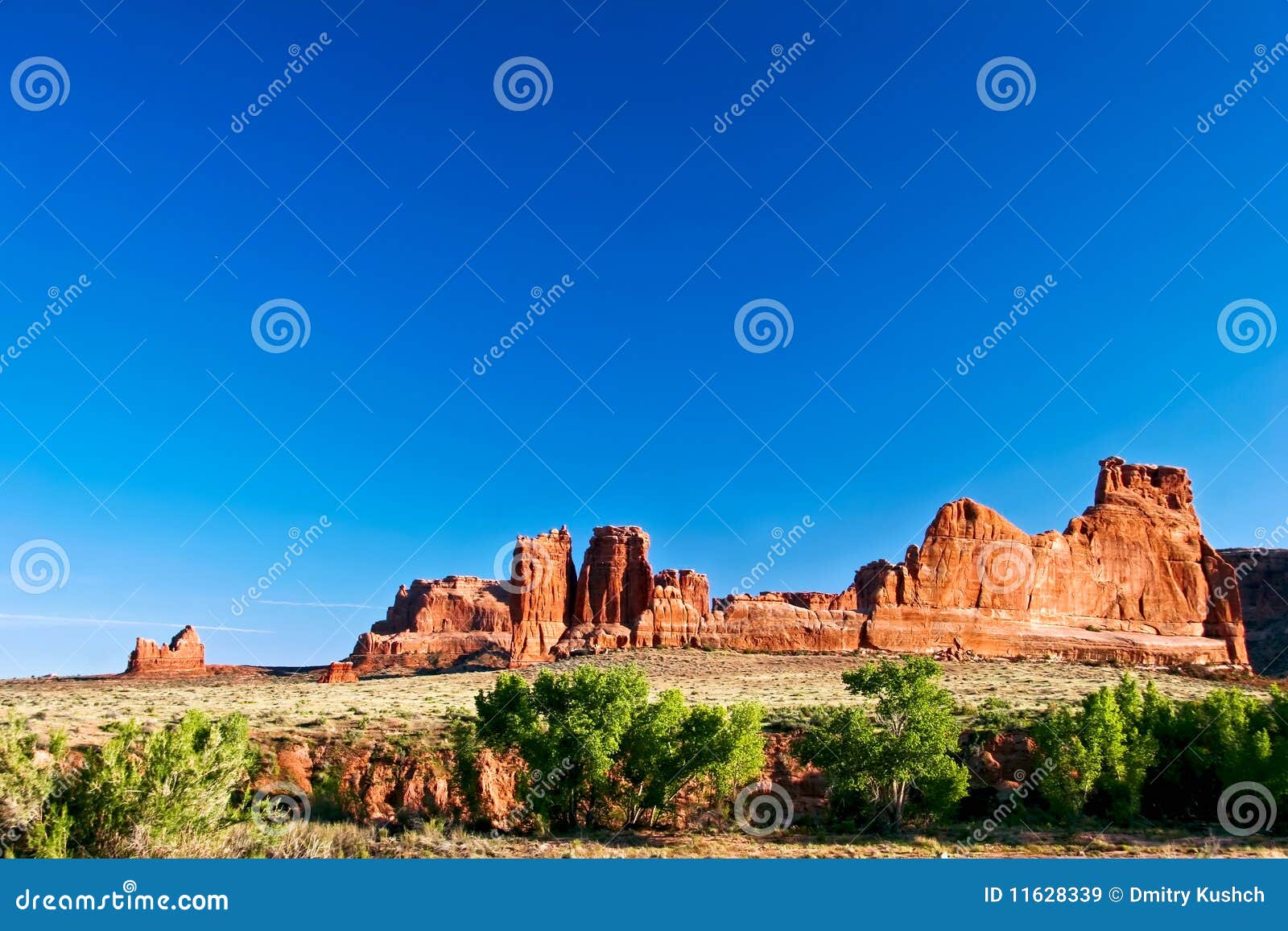 Red rocks of Utah stock image. Image of land, morning - 11628339