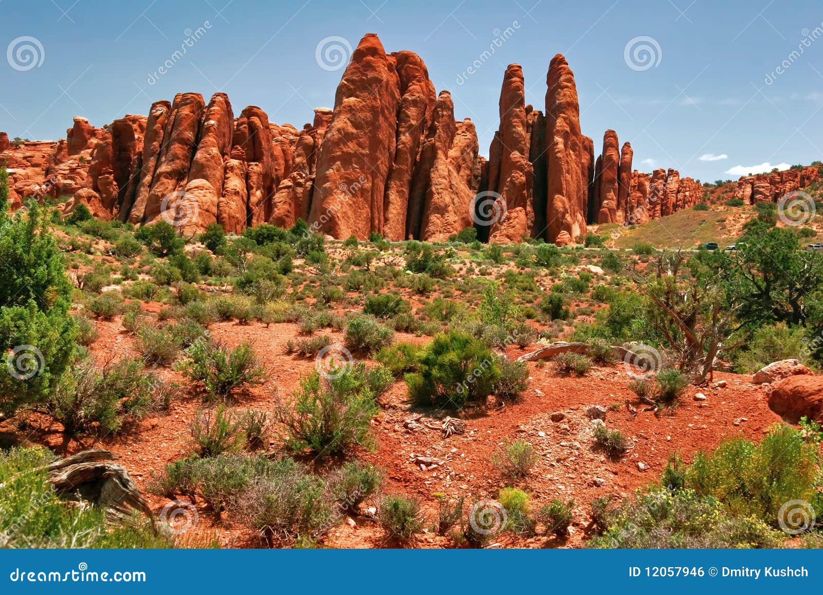 Red rocks of Utah stock photo. Image of blue, background - 12057946