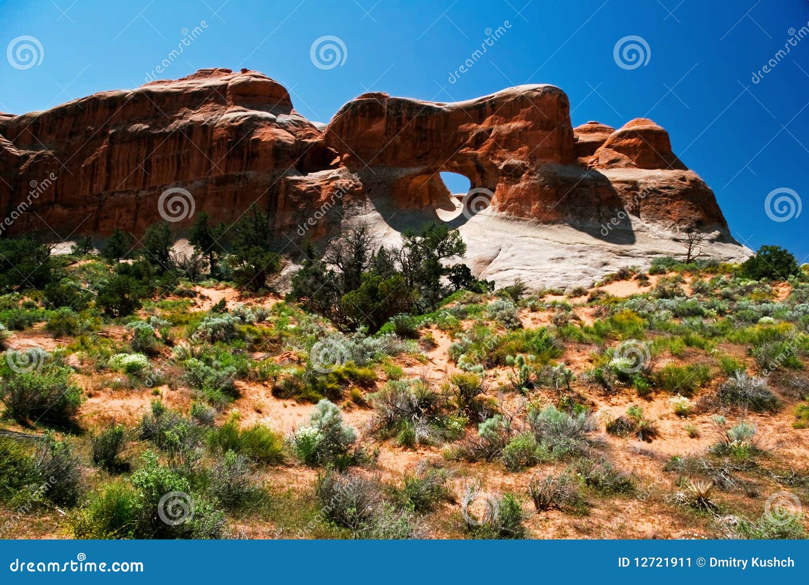 Red rocks of Utah stock image. Image of cliff, mountain - 12721911