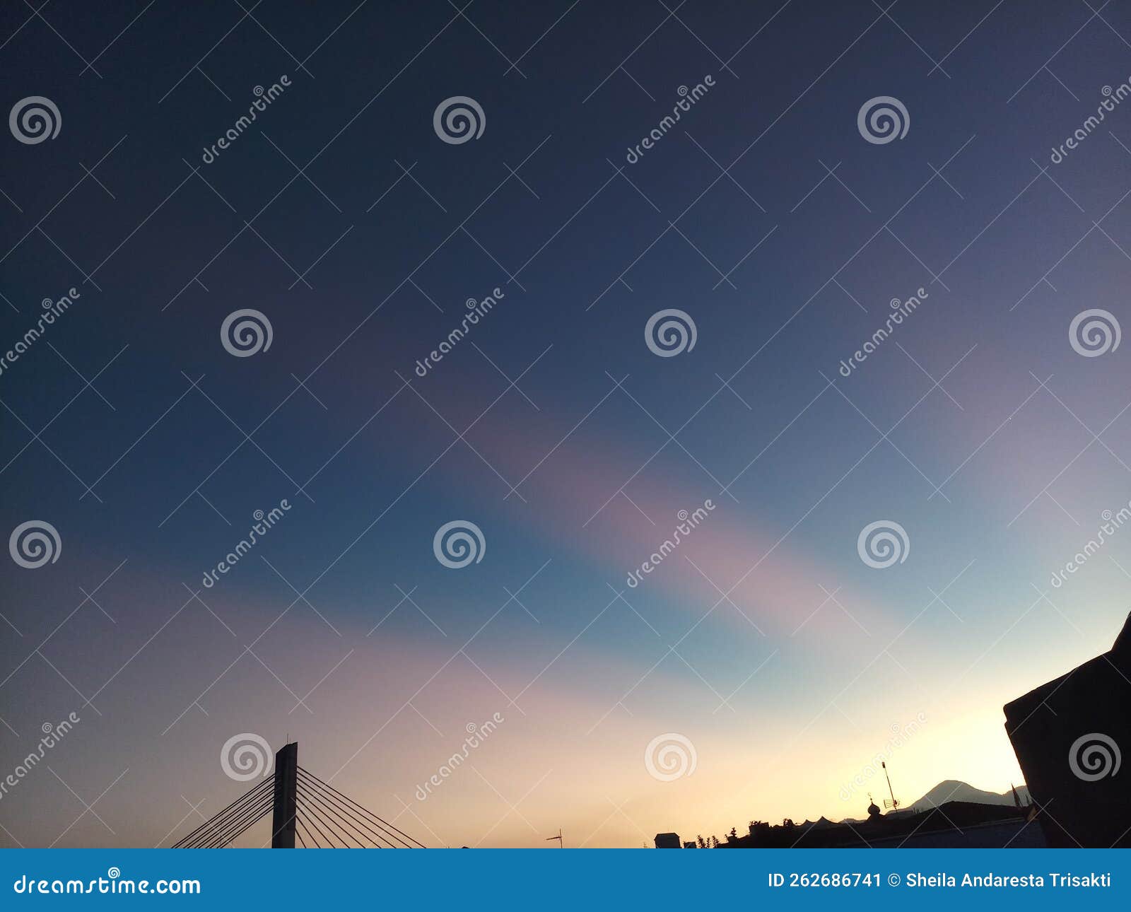 Red roll sky stock image. Image of dawn, roll, sunset - 262686741