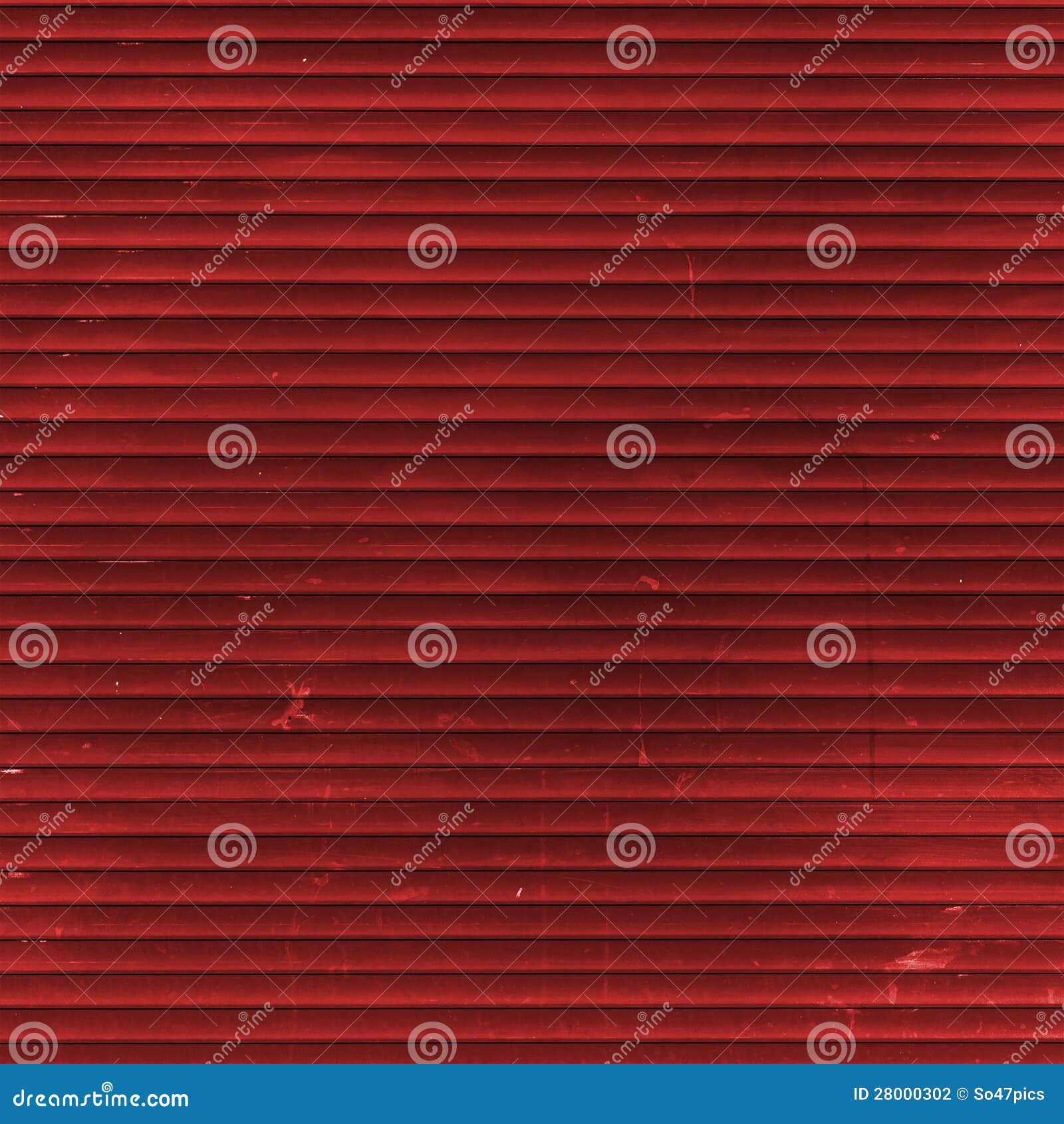 Red Roller Shutter stock photo. Image of door, brushed - 28000302