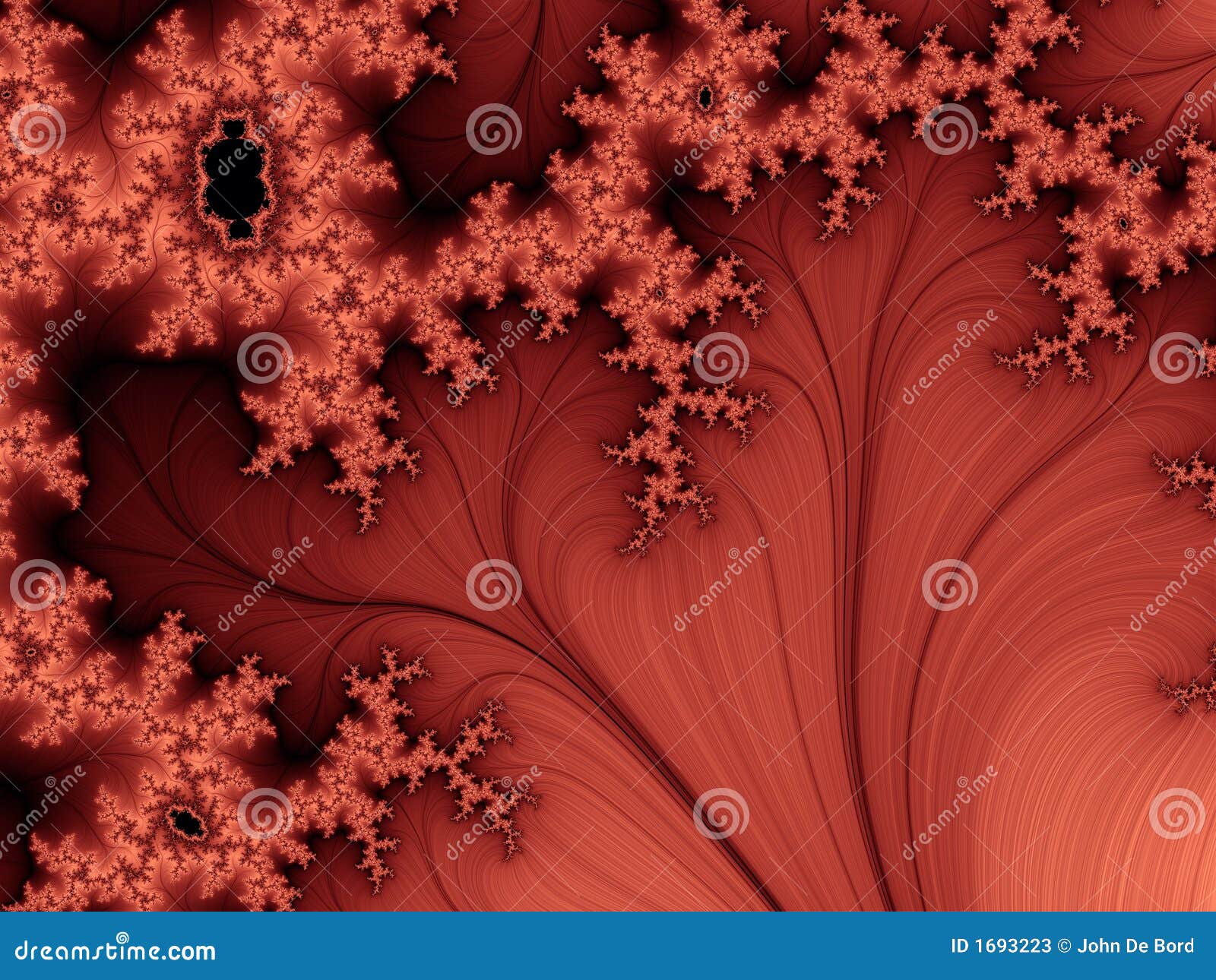 Red Romantic Fractal stock illustration. Illustration of graphic - 1693223
