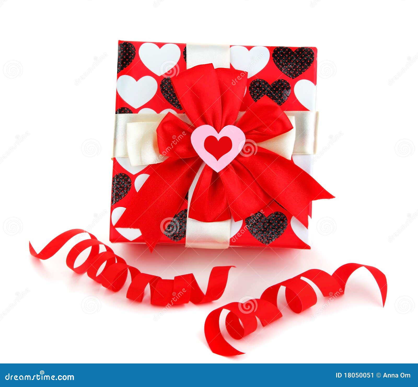 Red romantic gift box stock image. Image of christmas - 18050051