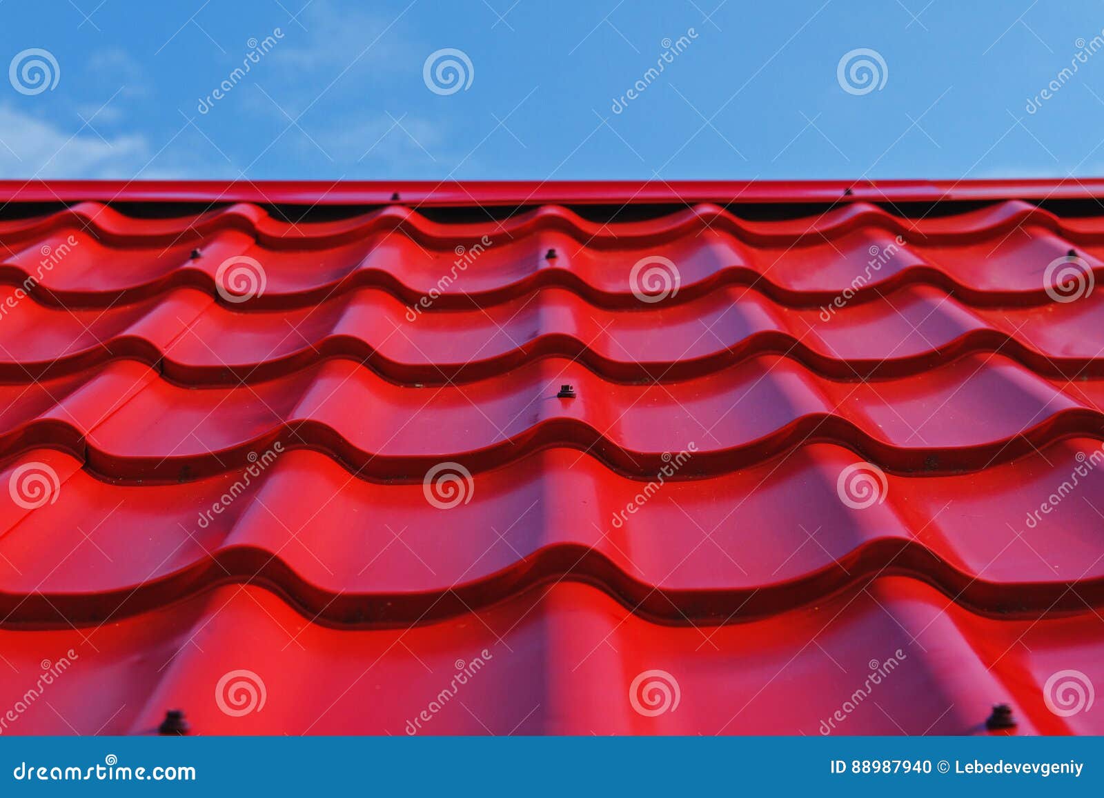 Red roof stock photo. Image of estate, real, paint, brown - 88987940