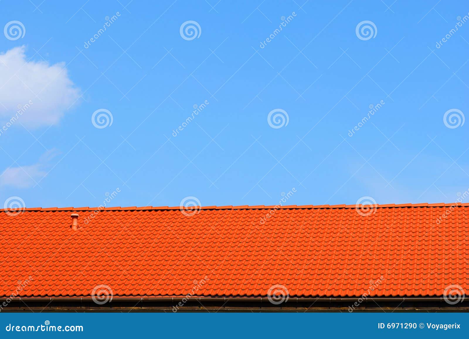 Red roof and sky stock photo. Image of protection, house - 6971290