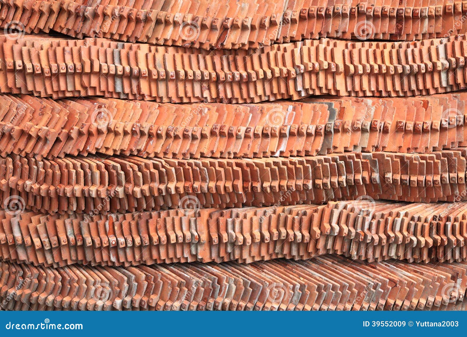 Red roof tiles stock image. Image of terracotta, tiles - 39552009