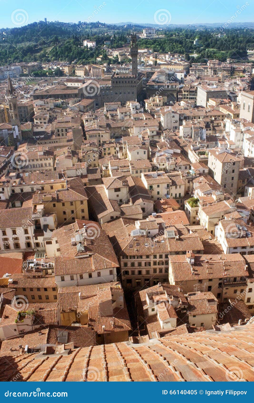 Red roofs of Florence stock image. Image of ancient, city - 66140405