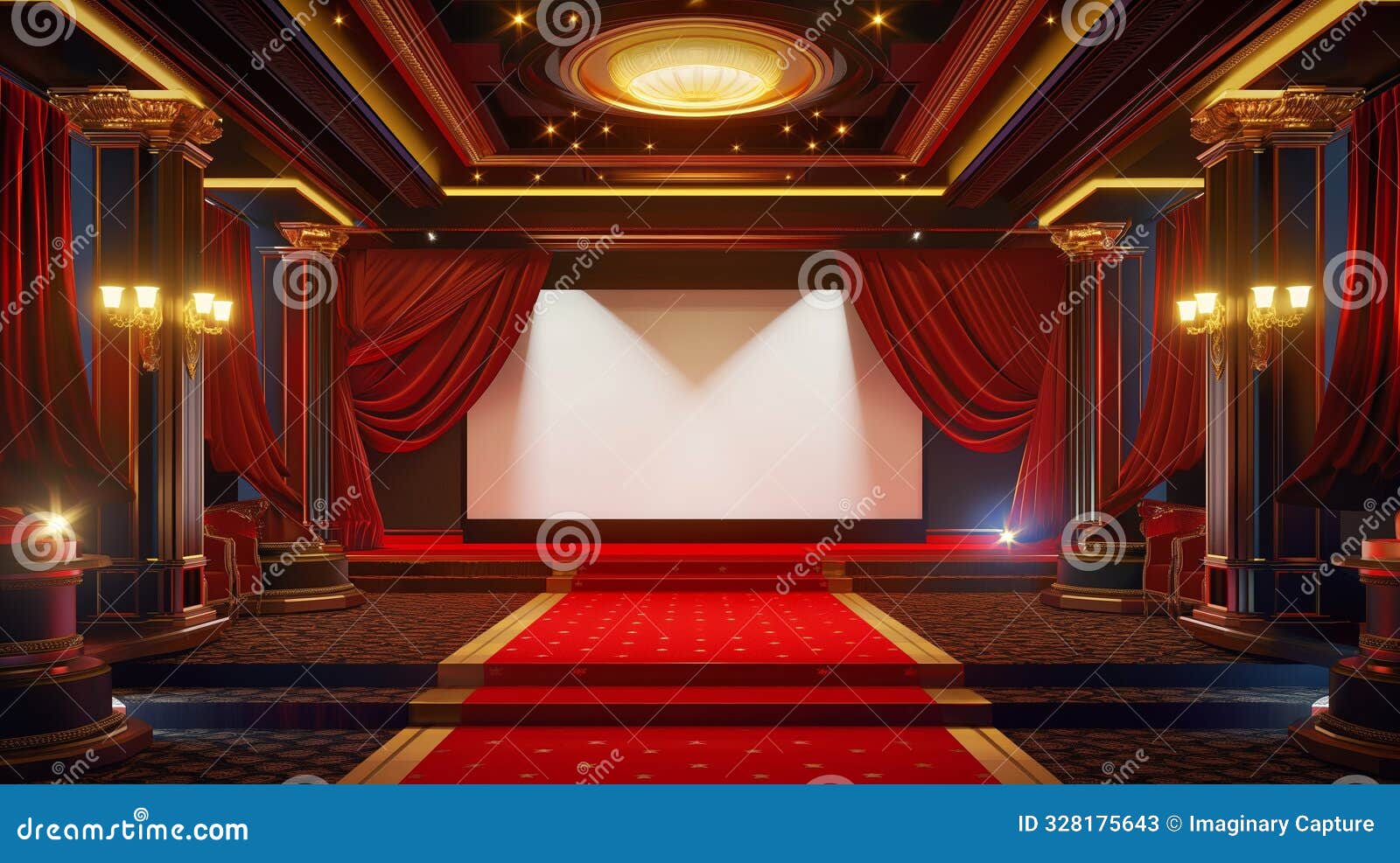 Red Carpet Theme Background