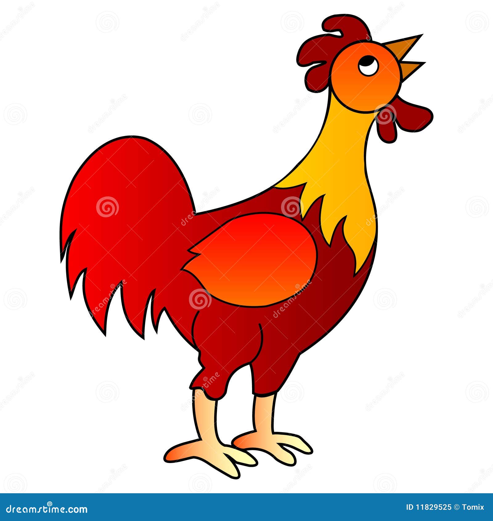 Red Rooster Clip Art