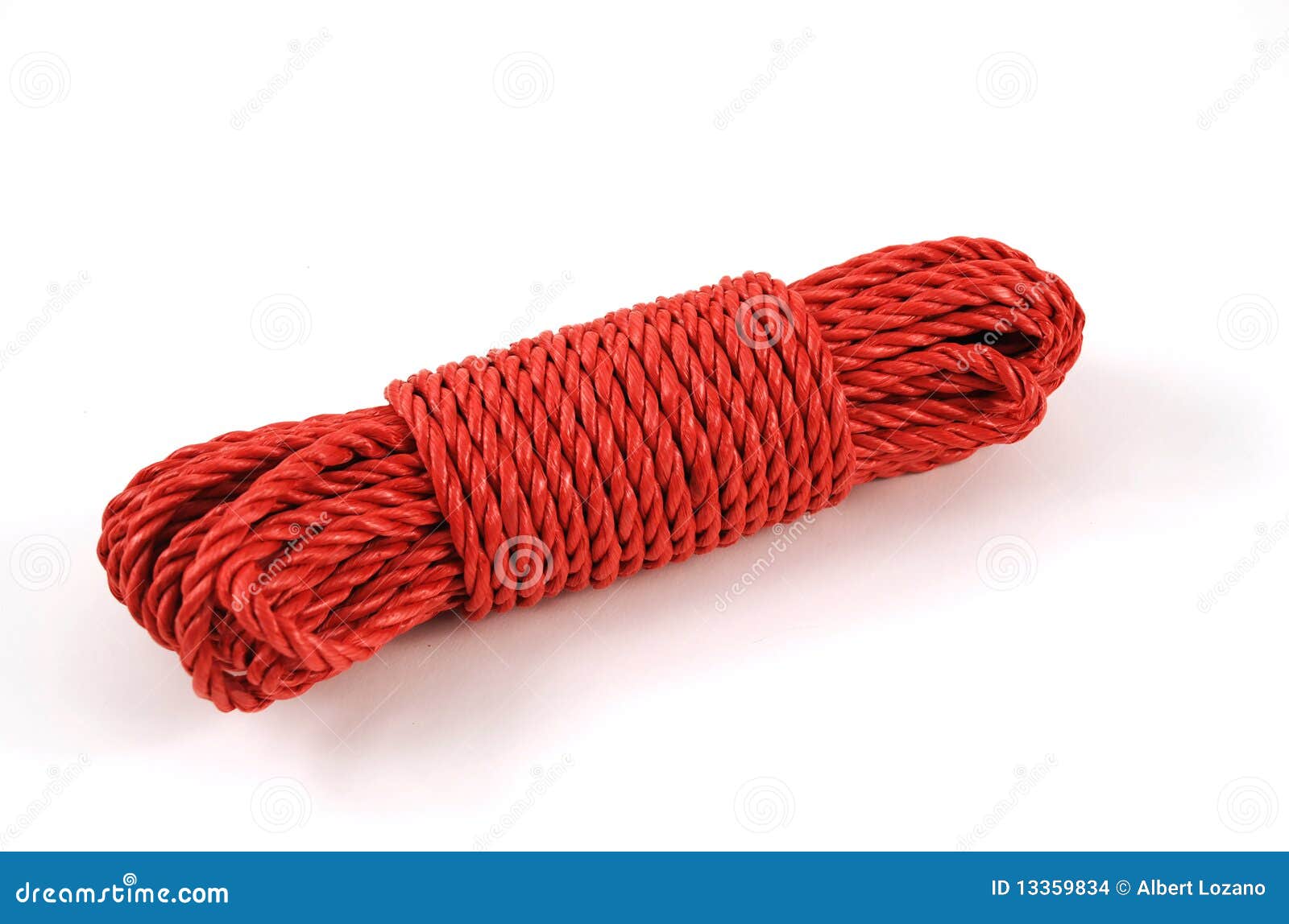 Red rope stock photo. Image of filaments, rope, knots - 13359834