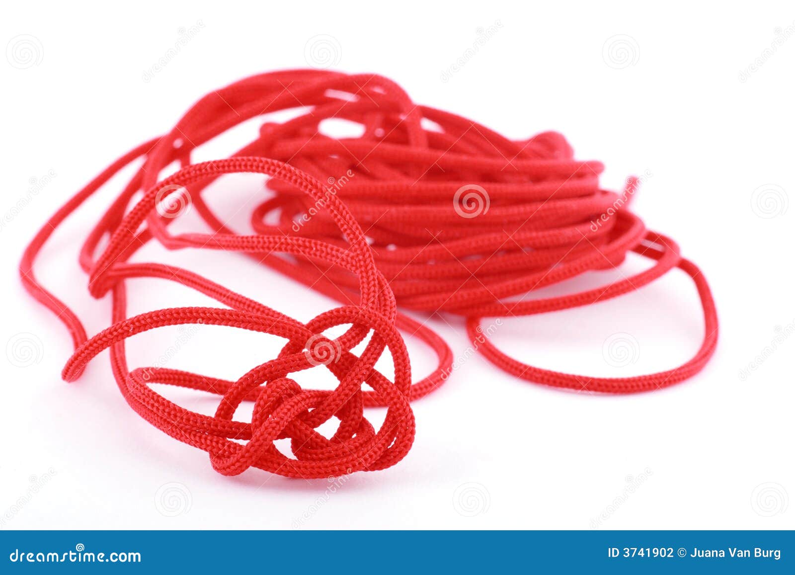Red rope stock photo. Image of strong, twisted, loop, cord - 3741902