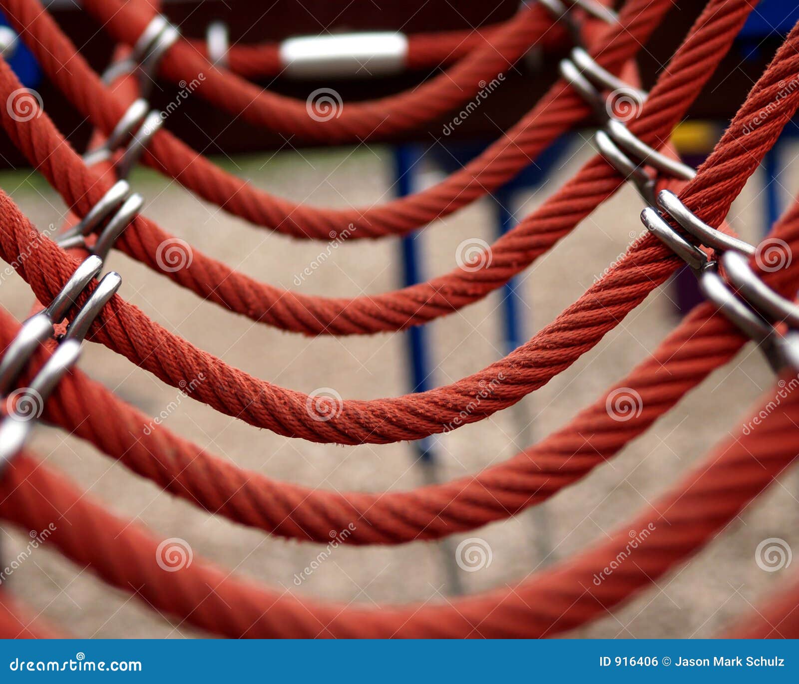 Red Rope Bridge stock photo. Image of twist, twisted, step - 916406