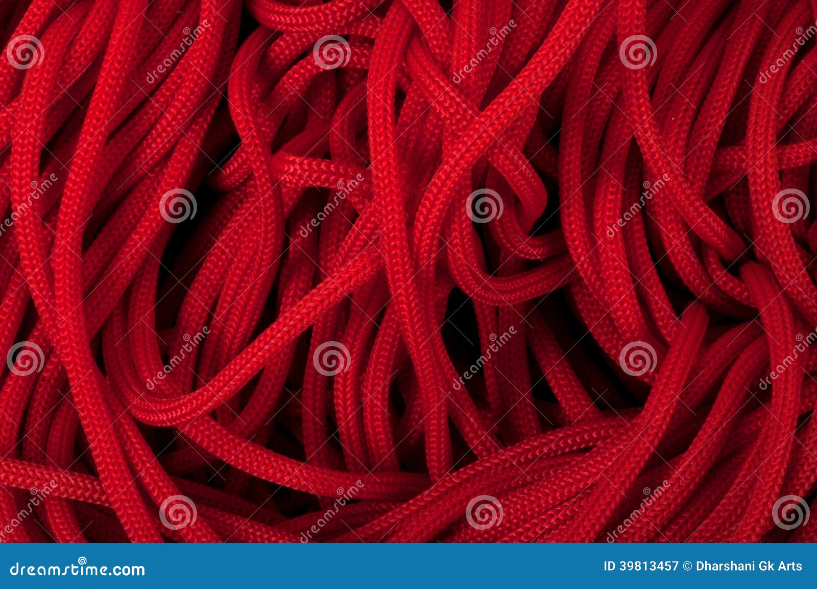 Red rope stock image. Image of knot, closeup, bind, coiled - 39813457