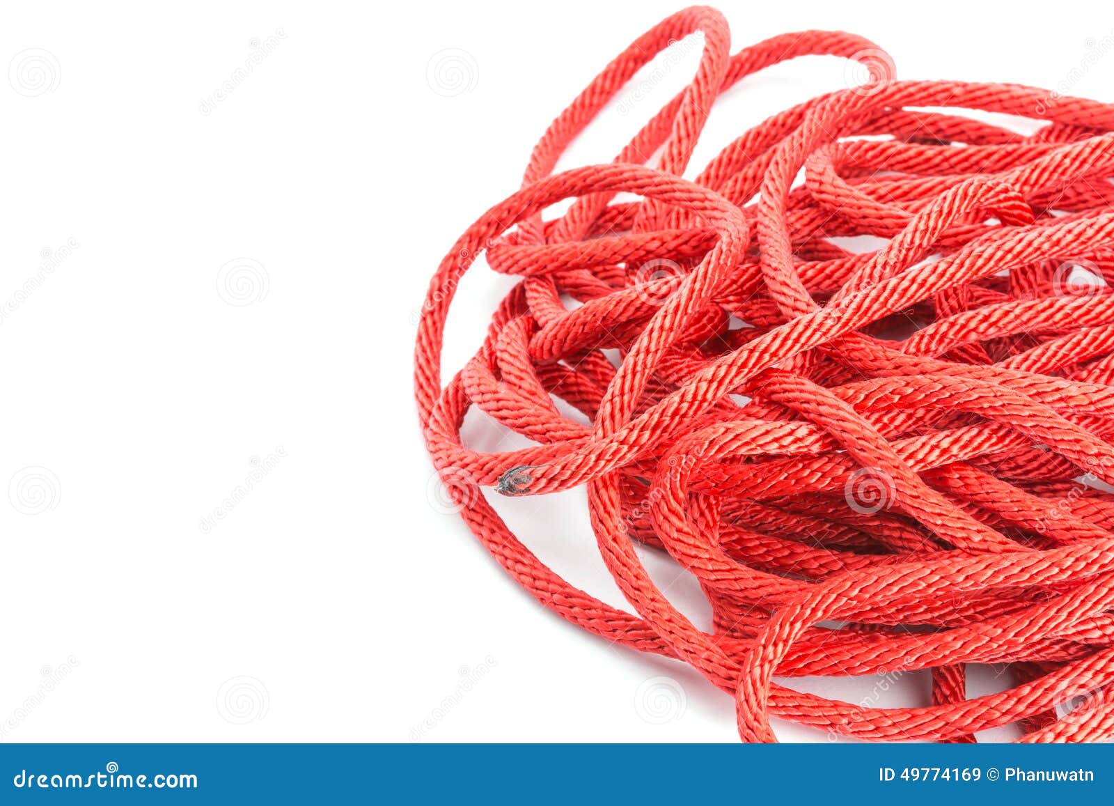 Red rope stock image. Image of equipment, rope, complex - 49774169
