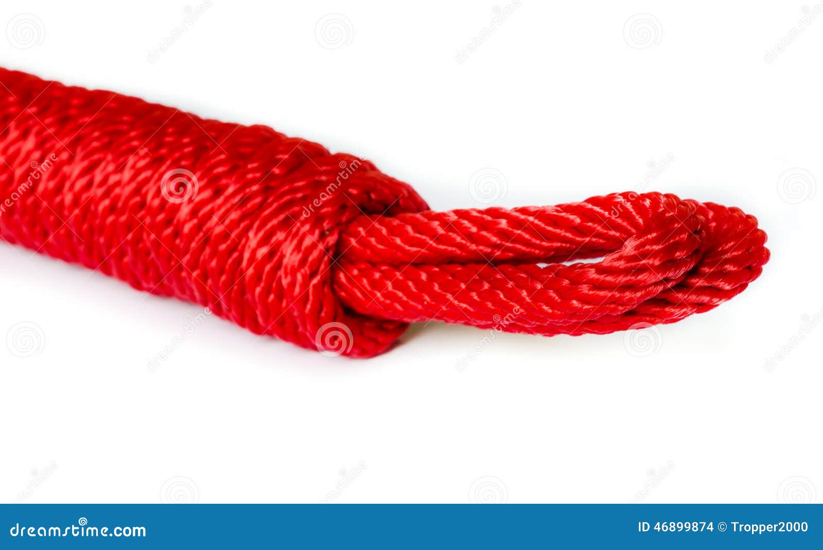 Red Rope . stock photo. Image of spool, industry, cord - 46899874