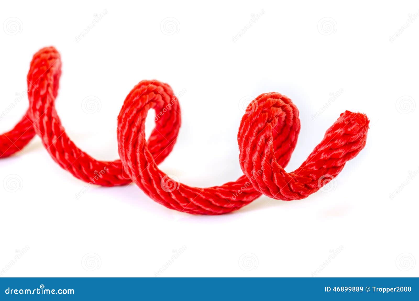 Red Rope . stock image. Image of pattern, secure, roll - 46899889