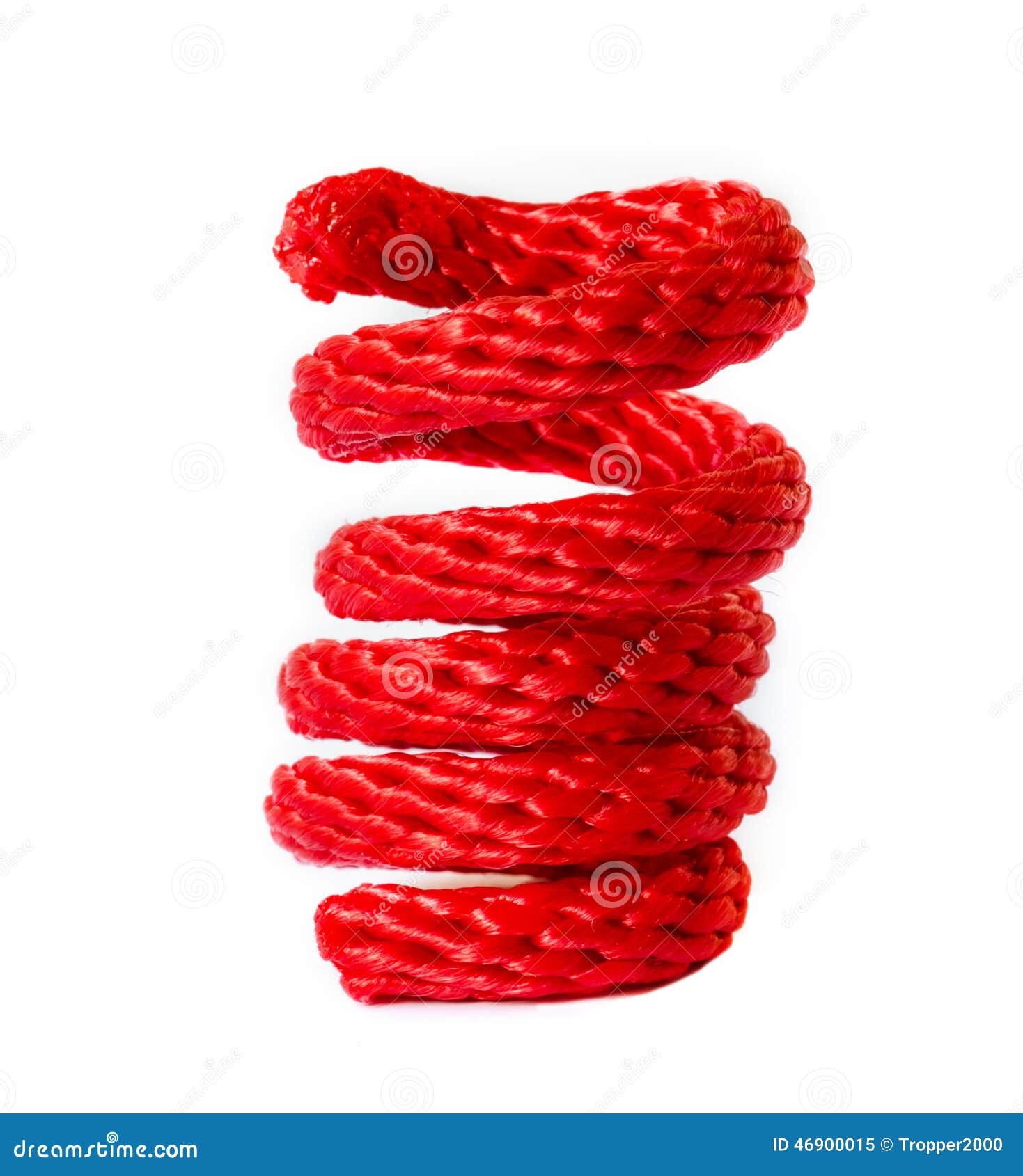 Red Rope . stock image. Image of security, strength, pull - 46900015