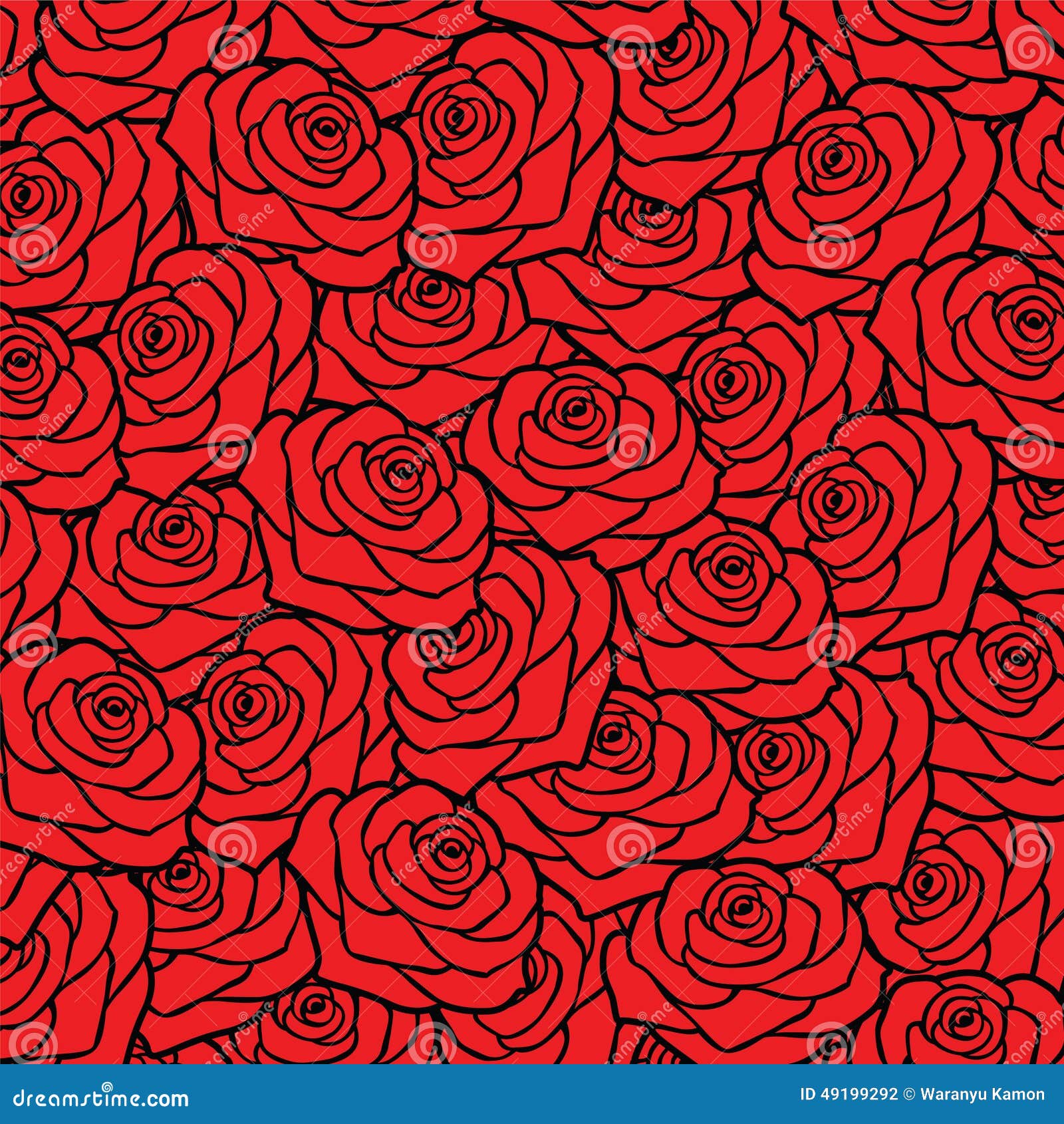 Red rose background stock vector. Illustration of retro - 49199292