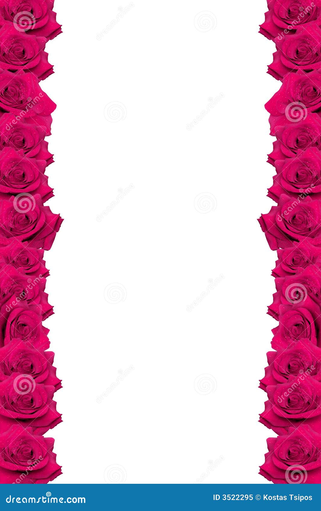 Red Rose Page Borders