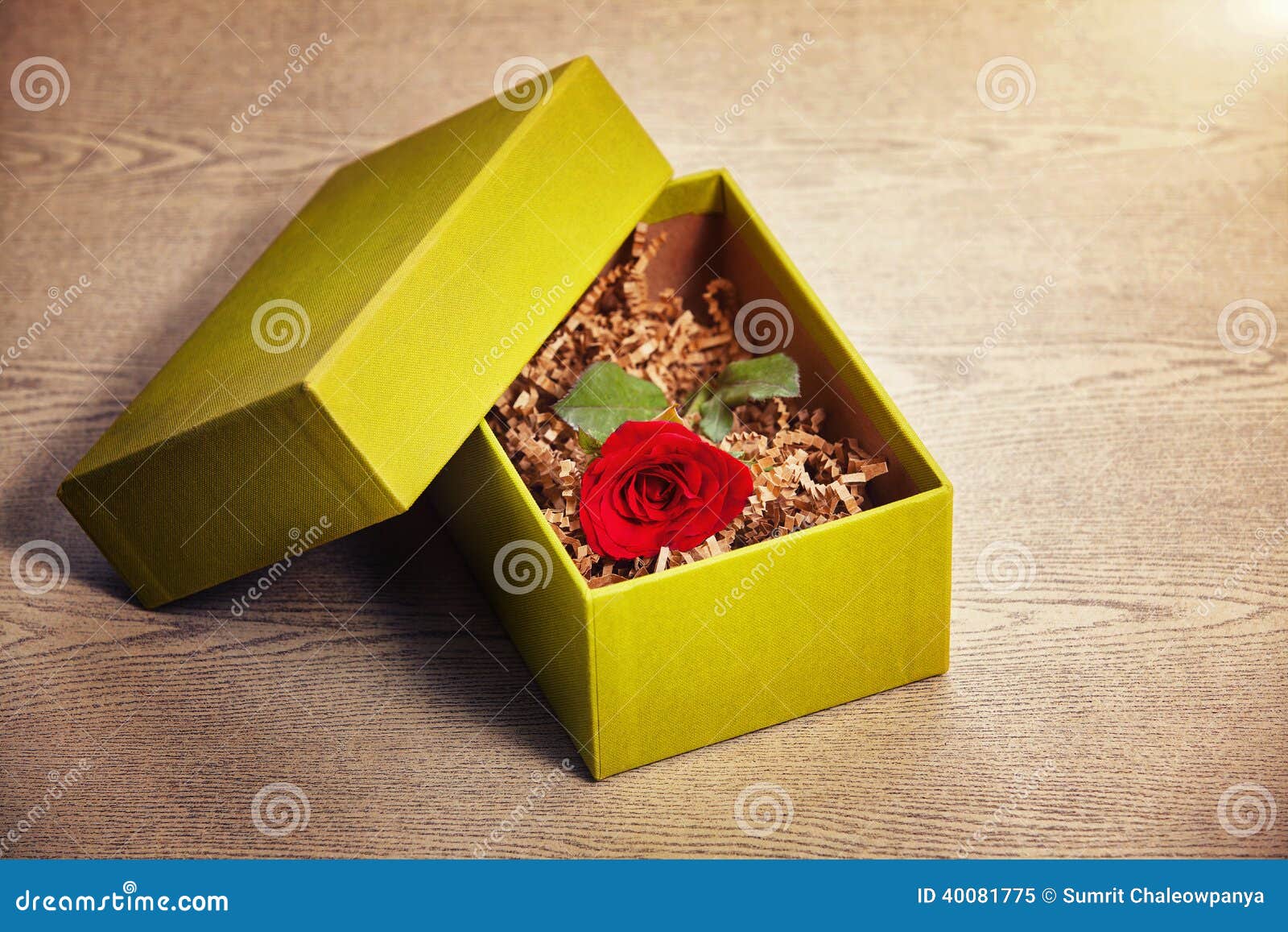 Red rose in box stock image. Image of color, high, idyllic - 40081775