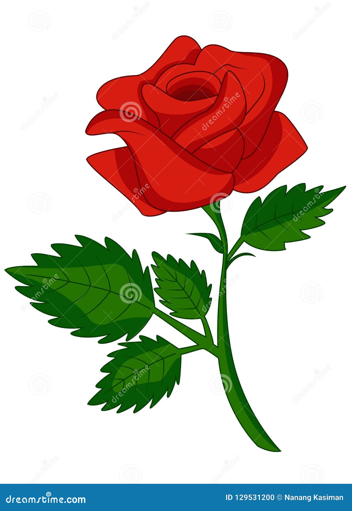 Cartoon Rose Thorn Stock Illustrations – 310 Cartoon Rose Thorn Stock ...