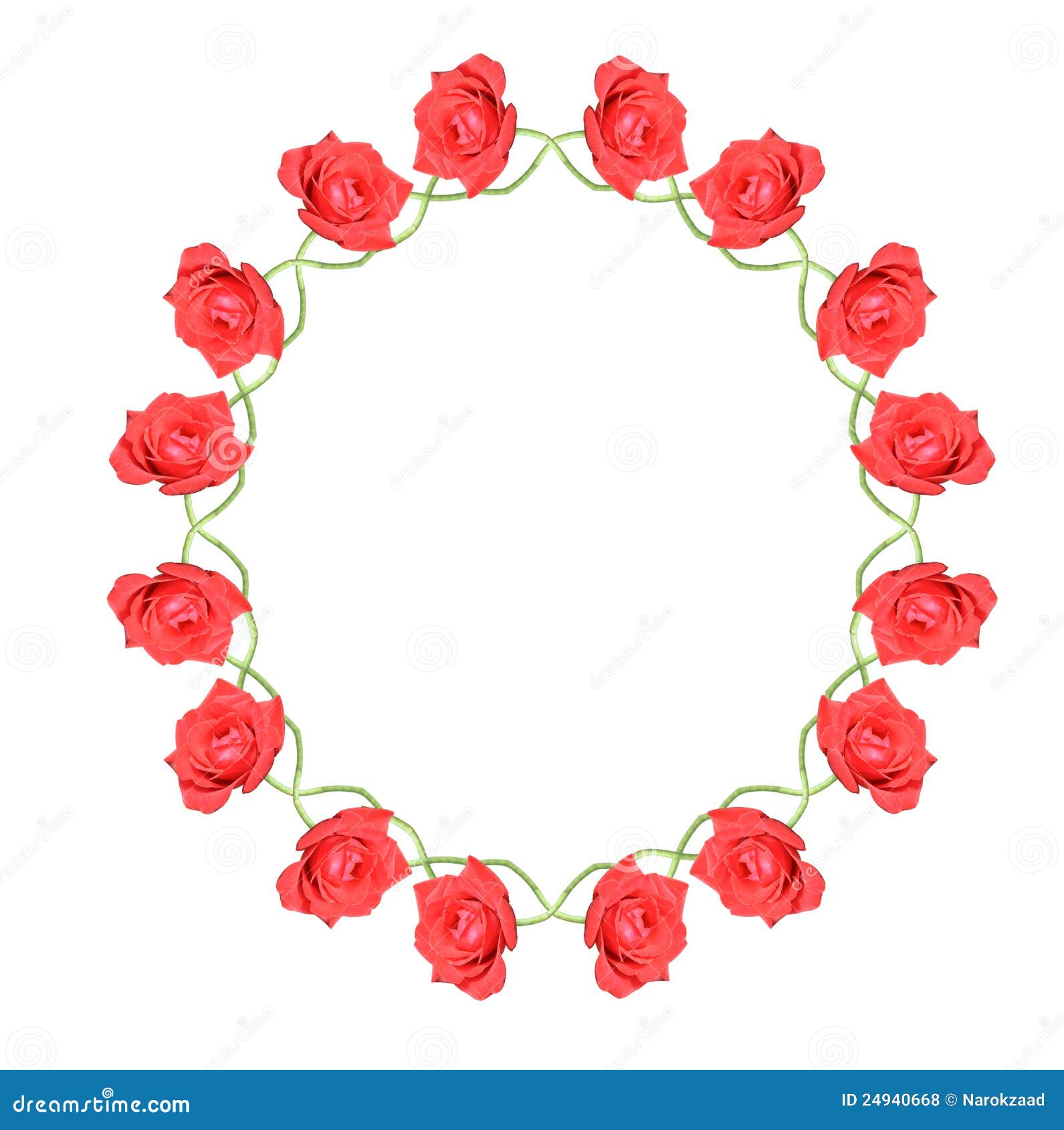 Red rose circle stock photo. Image of elegant, beautiful - 24940668