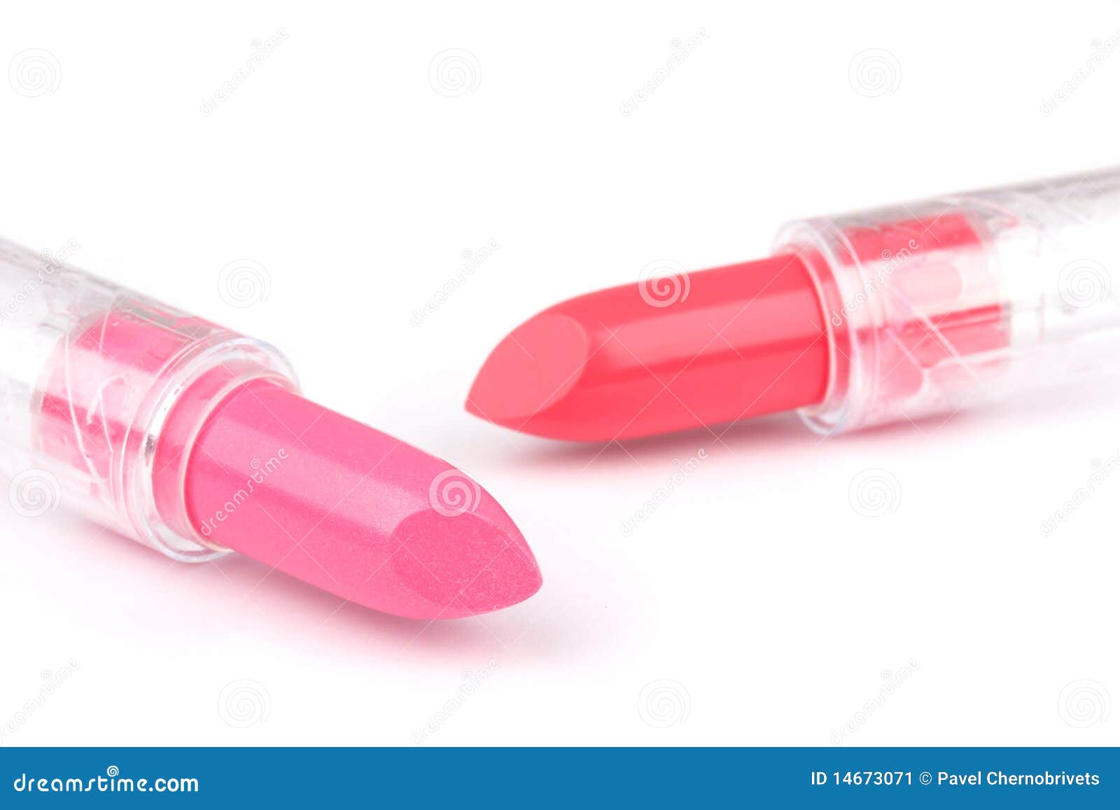 Red and rose lipsticks stock image. Image of fashion - 14673071