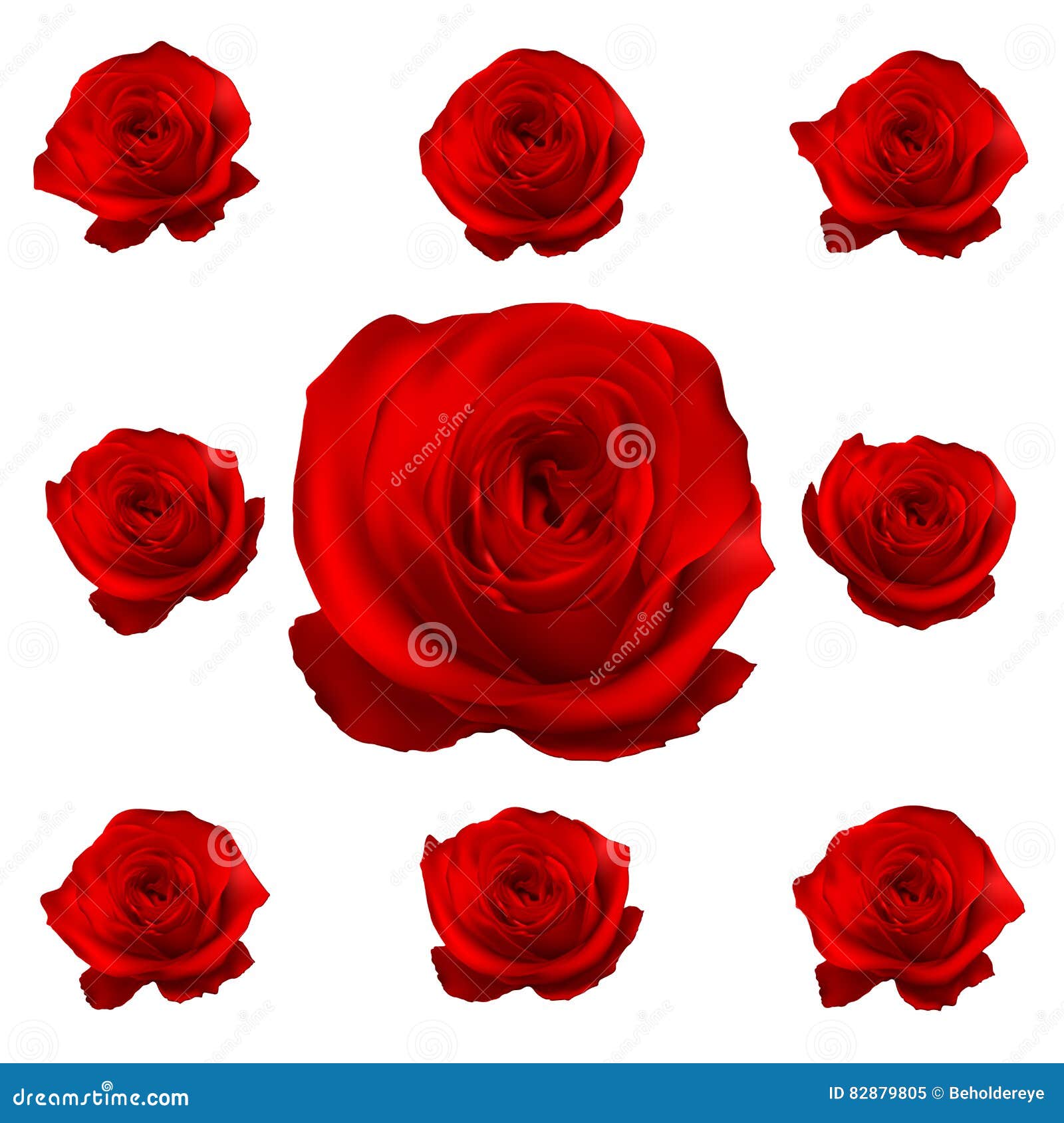 Red Rose Set Stock Illustrations – 27,359 Red Rose Set Stock ...