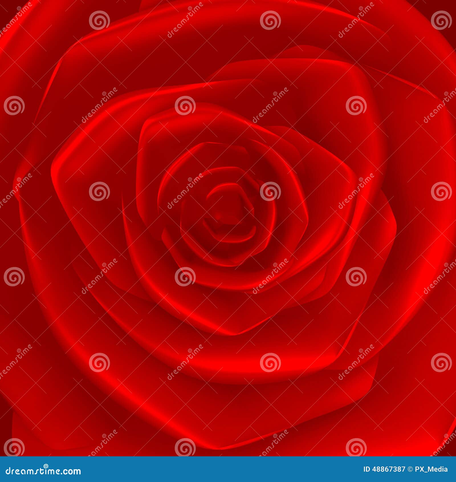 Red rose... stock illustration. Illustration of plant - 48867387