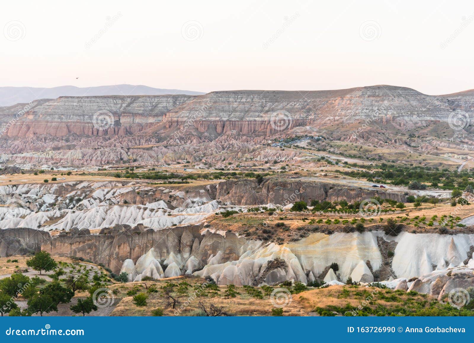 Red Rose Valley of Cappadocia. Stock Photo - Image of place, tourism ...