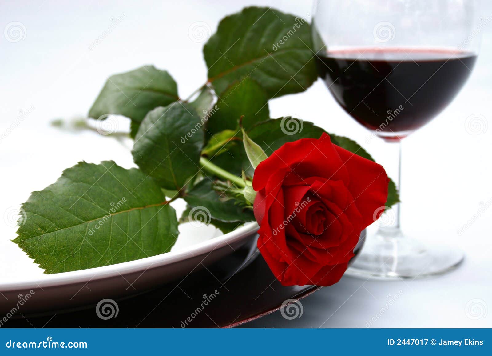 Red rose and wine stock image. Image of glass, dining - 2447017
