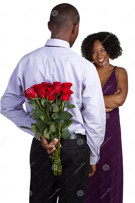 Red Roses Couple stock photo. Image of boyfriend, attractive - 12943102